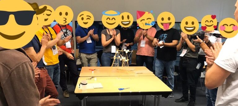 Marshmallow challenge à l'échelle - Goood!